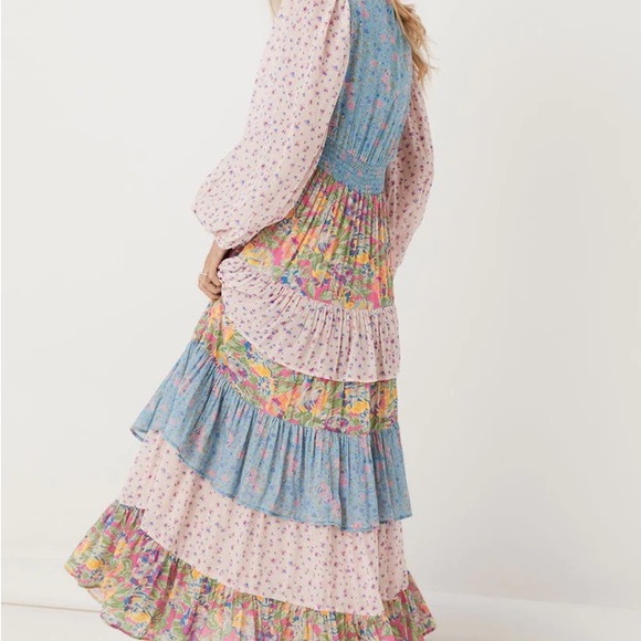 Spell | Dresses | Nwt Spell Dolly Rara Gown In Patchwork S | Poshmark